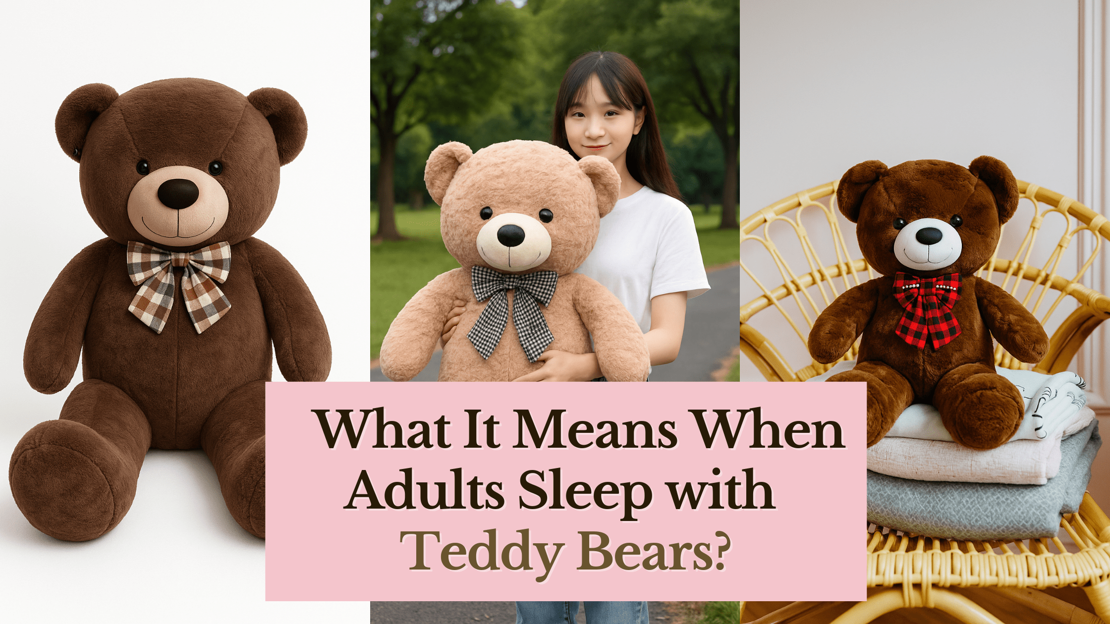 Why Adults Sleep with Teddy Bears: The Psychology & Comfort Explained ...