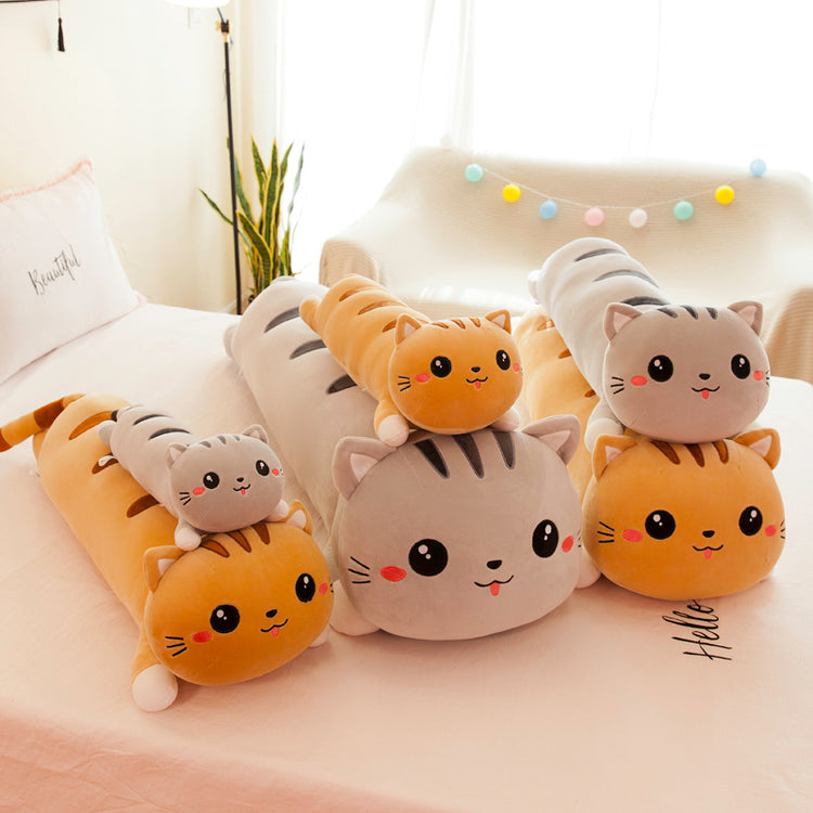 Snuggle Up with Chloe: Giant Long Cat Plush | Shop Now | Goodlifebean