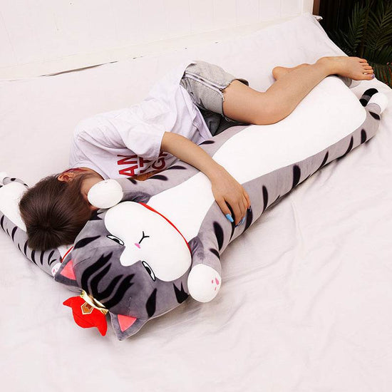 Grumpy Long Cat Plush | Cat Plushie – Goodlifebean