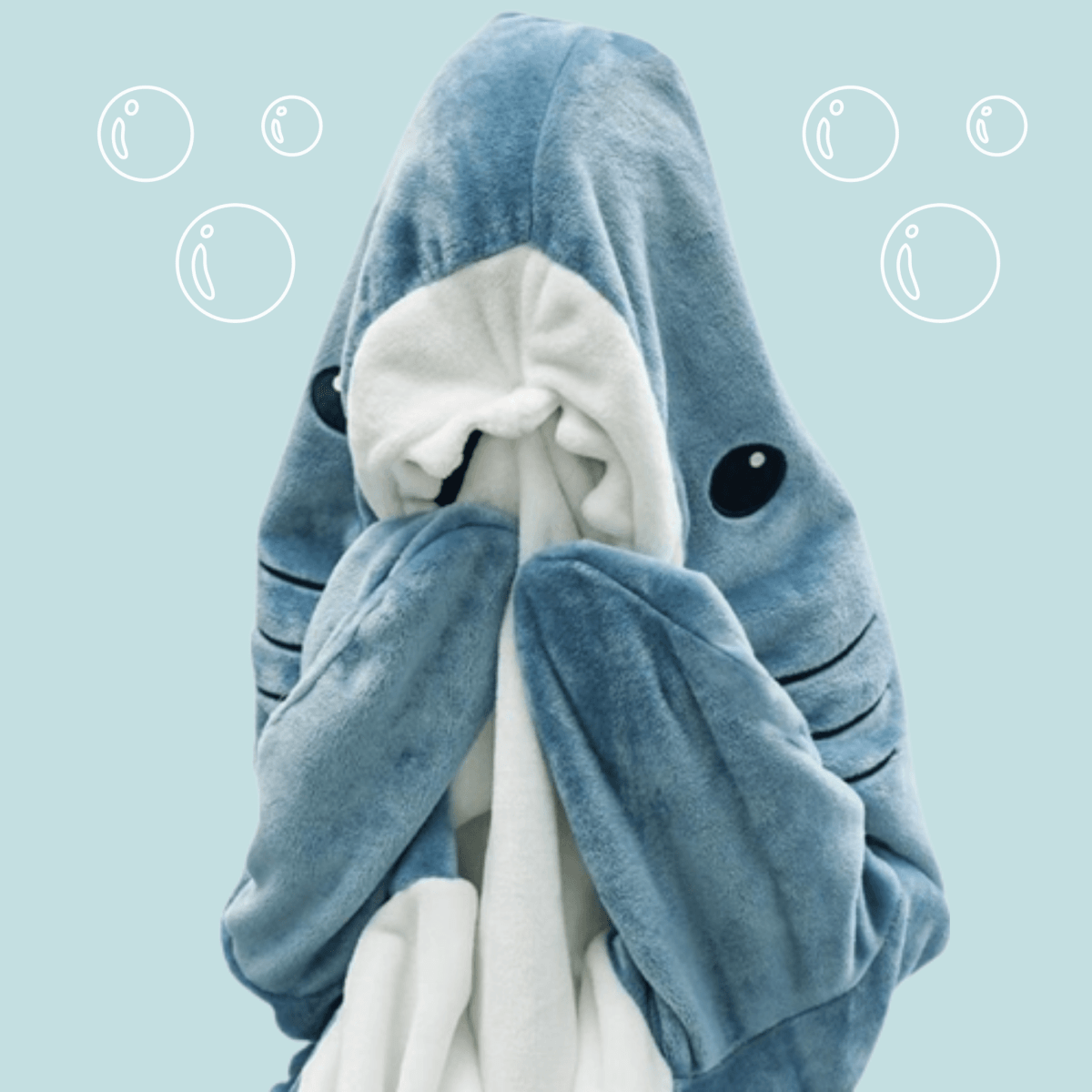 CozySharkie™: Ultimate Shark Blanket Hoodie For Adults – Goodlifebean