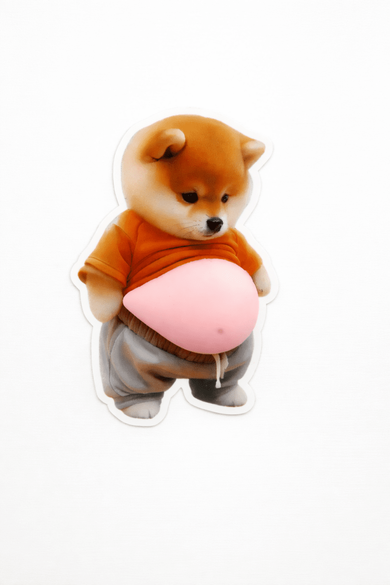 Stress-Relief Corgi Stickers | Pack of 2 – Goodlifebean