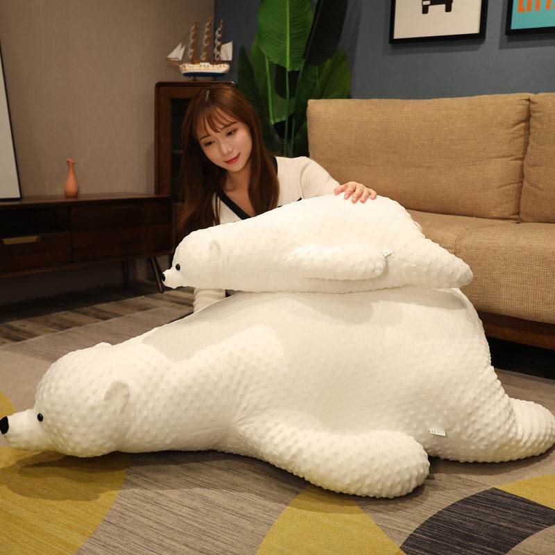 Iceball: Giant Chonky Polar Bear Plushie | 4ft Stuffed Polar Bear ...