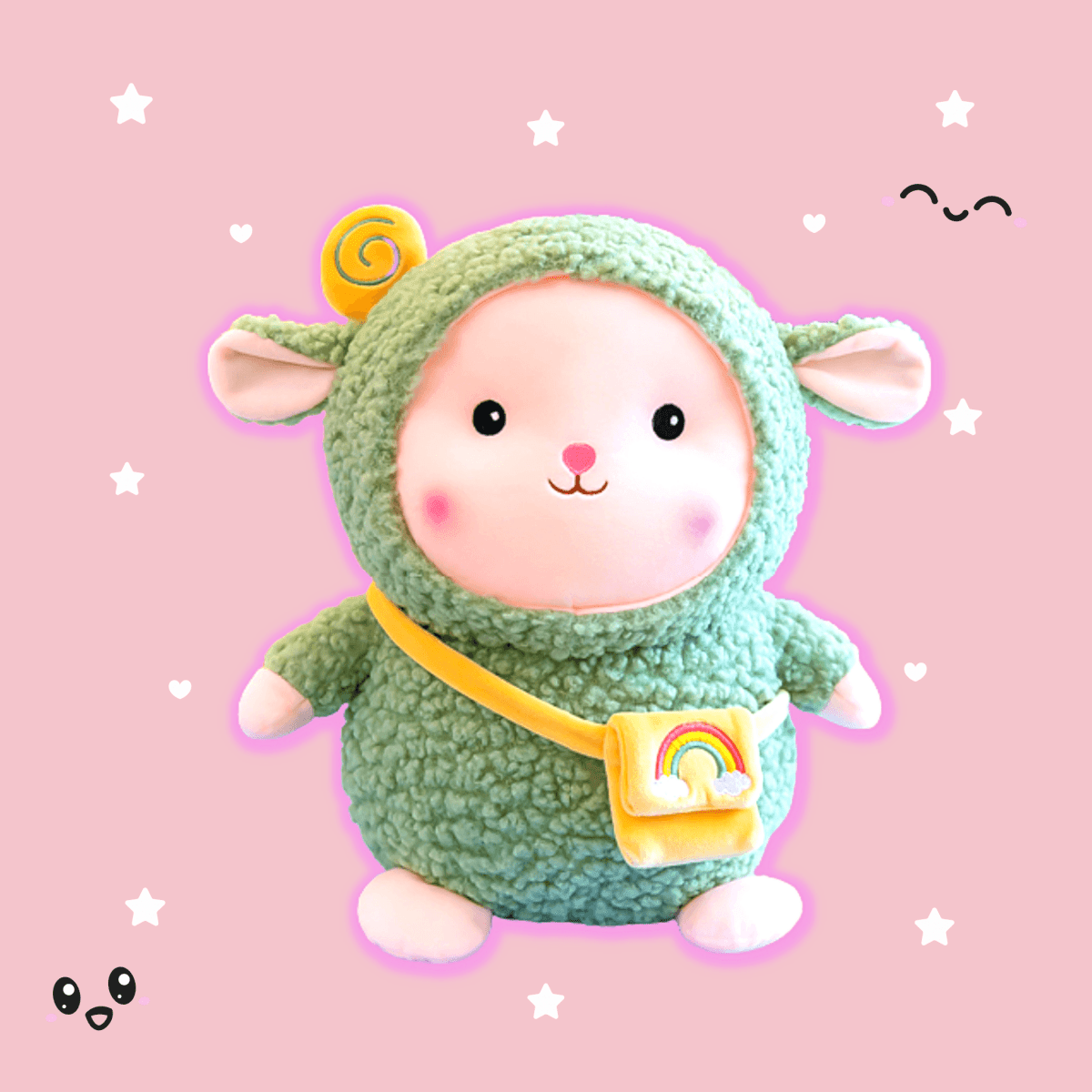 Giant Fluffy Fleece Lamb Plushie | Perfect Cuddly Buddy | Goodlifebean