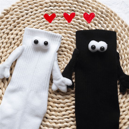 Hand In Hand Magnetic Holding Hands Socks | Socks for Couples ...